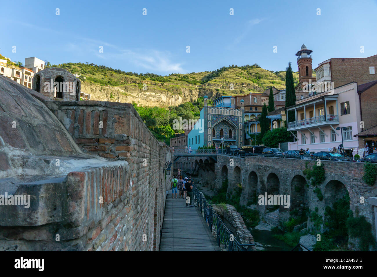 Abanotubani is the ancient district of Tbilisi, Georgia, known for its ...