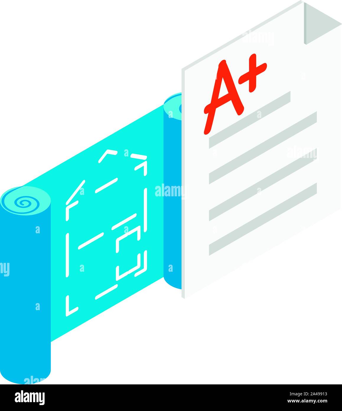 Planning construction icon, isometric style Stock Vector Image & Art ...