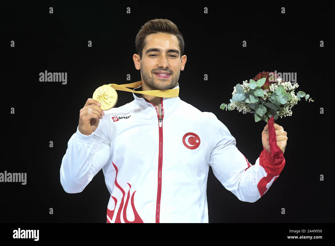 Stuttgart, Germany. 12th Oct, 2019. IBRAHIM COLAK from Turkey poses for ...