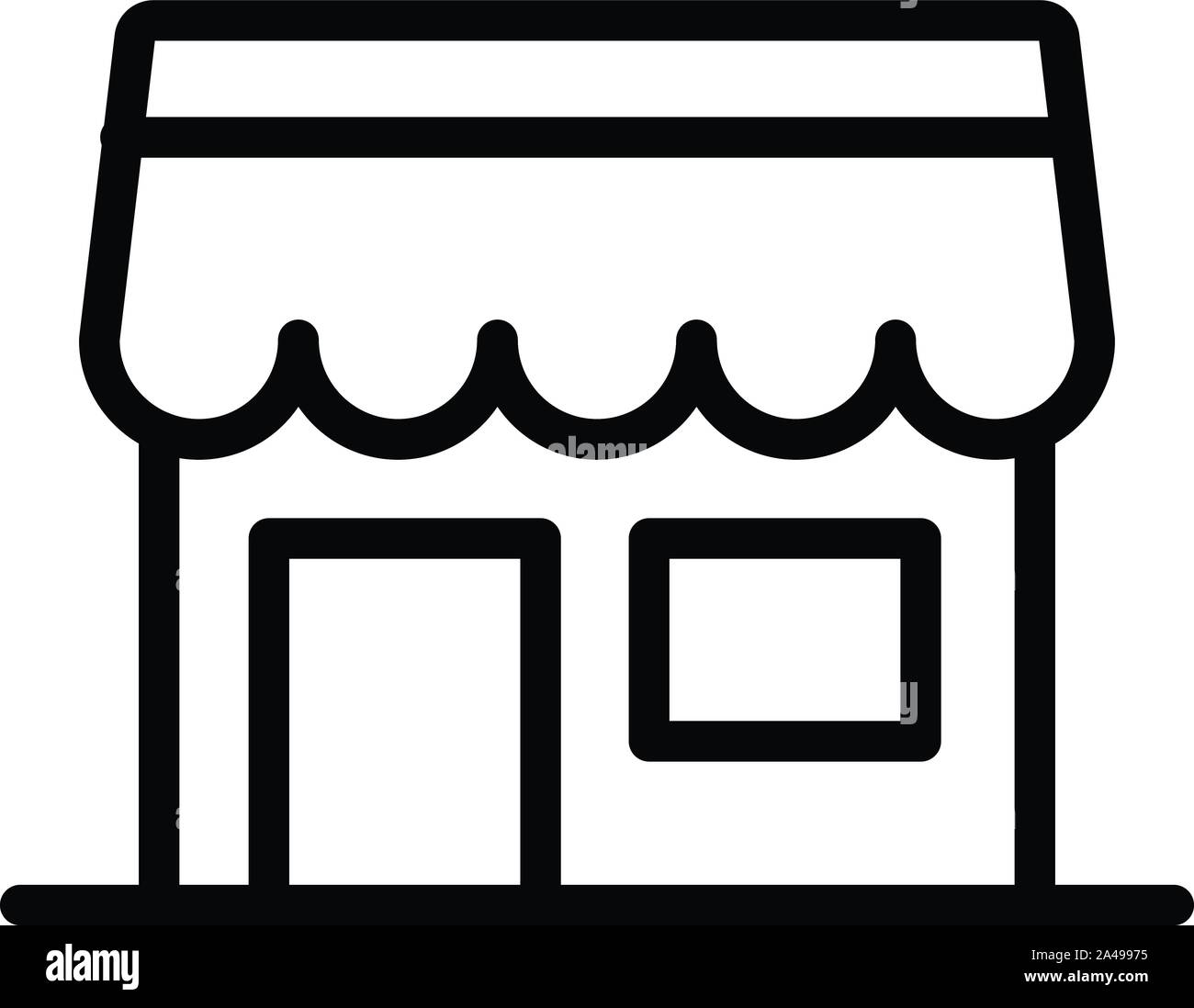 Food house icon, outline style Stock Vector Image & Art - Alamy