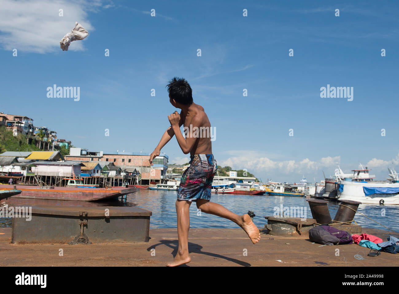 Amazon River Boats In Manaus High Resolution Stock Photography and ...