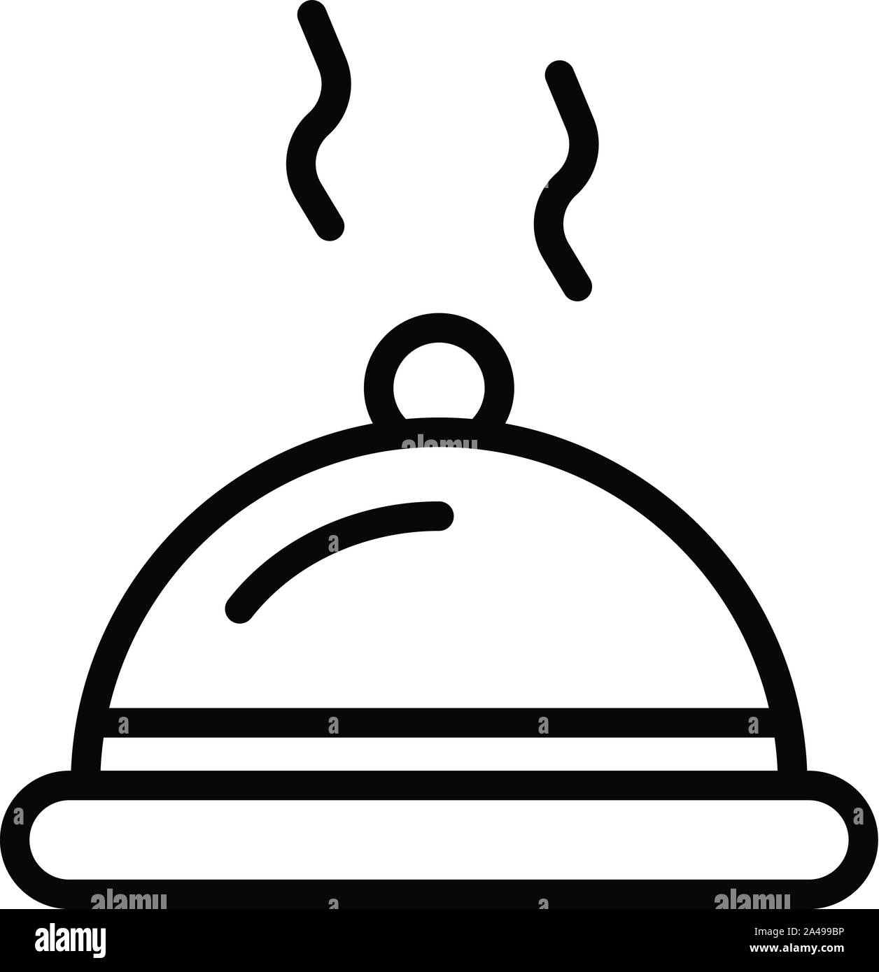 Steel food pot icon, outline style Stock Vector Image & Art - Alamy