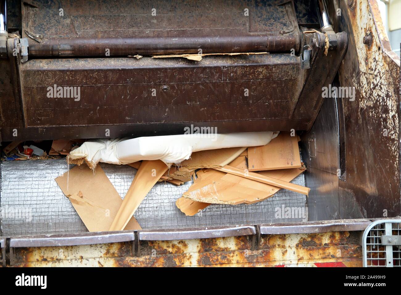 Mixed rubbish in bin hi-res stock photography and images - Alamy