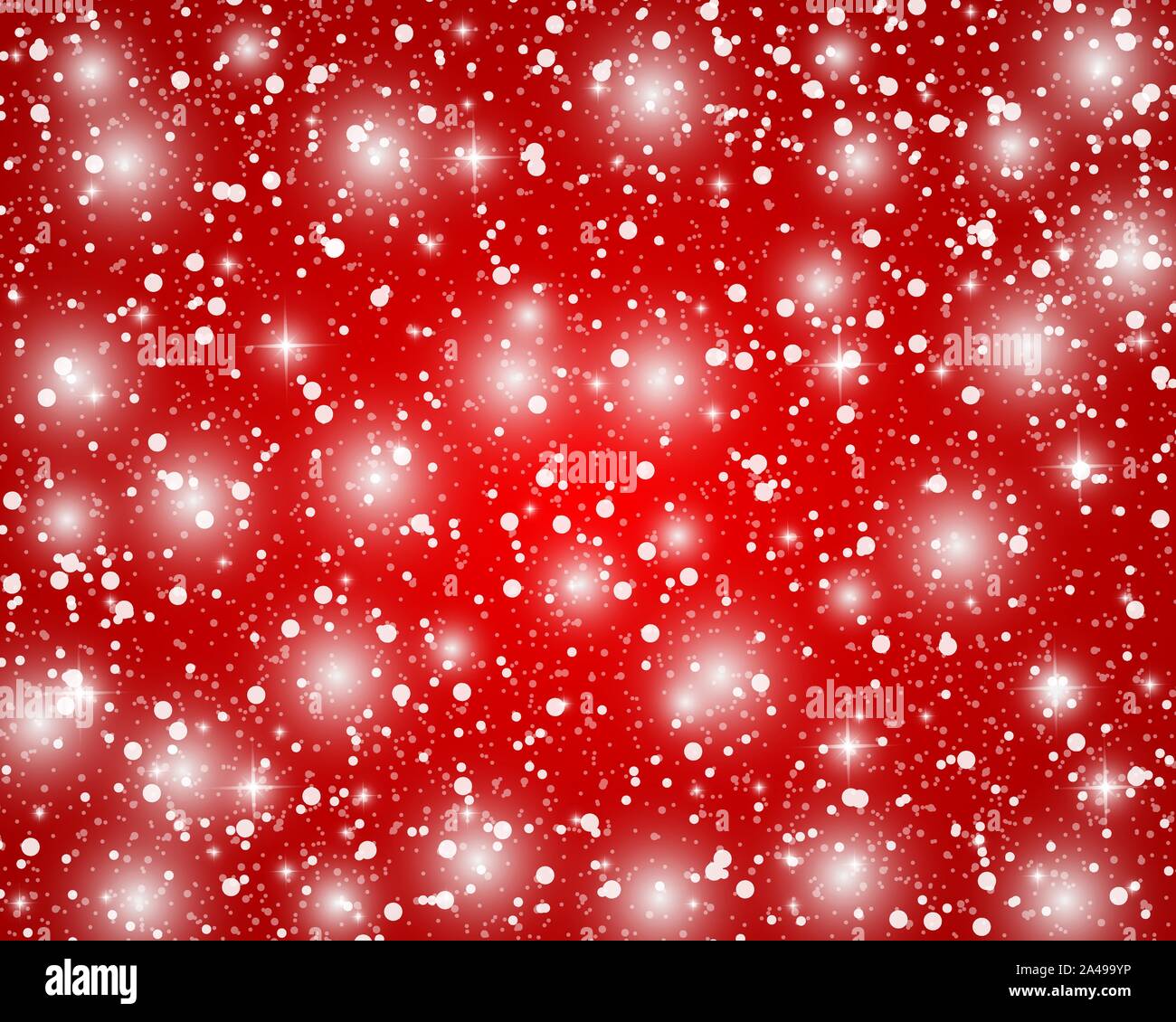 Christmas red shiny background with snowflakes and stars Stock Vector ...