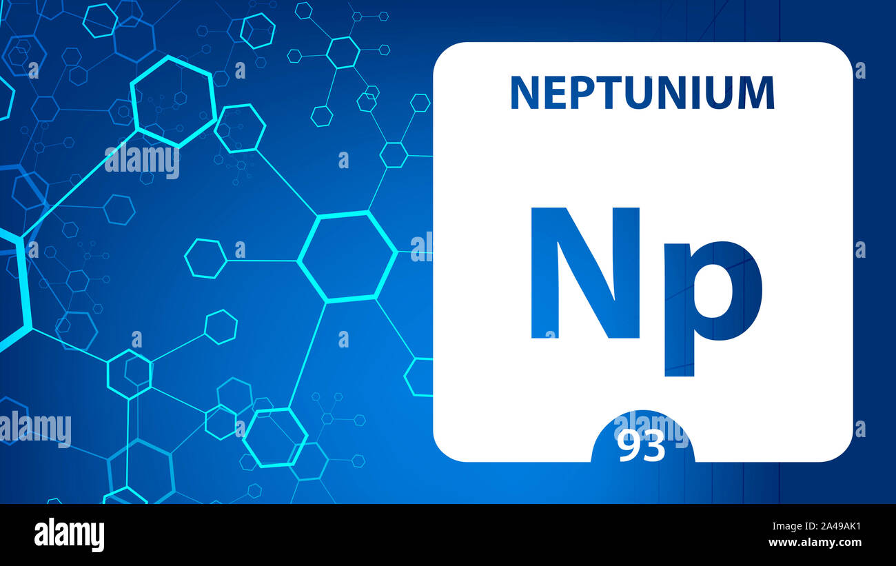 Neptunium 93 element. Alkaline earth metals. Chemical Element of ...