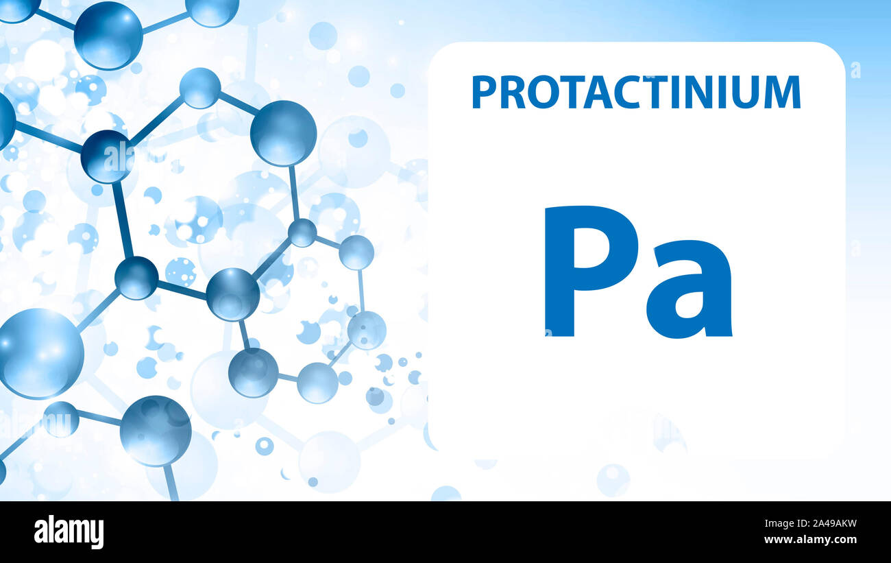 Protactinium 91 element. Alkaline earth metals. Chemical Element of ...