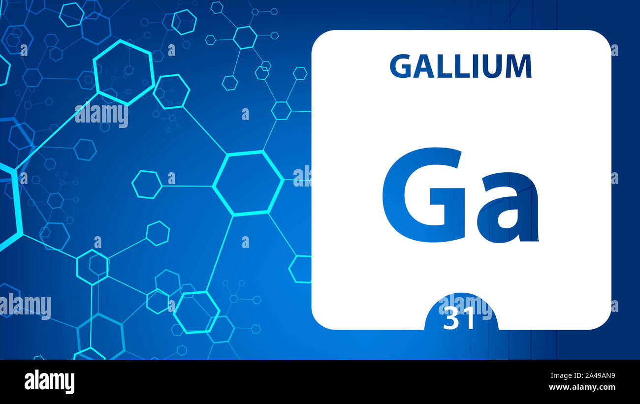 Gallium 31 element. Alkaline earth metals. Chemical Element of ...