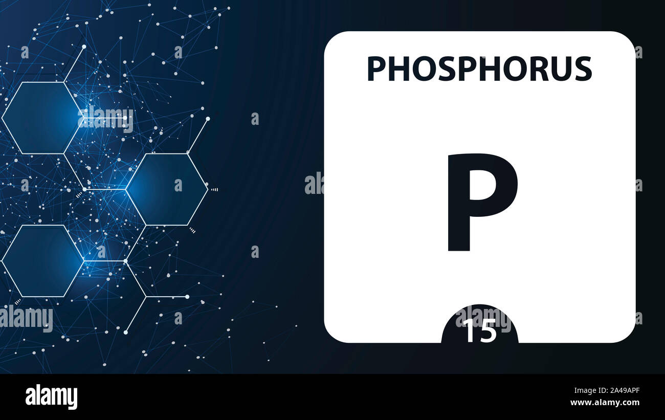 Phosphorus 15 element. Alkaline earth metals. Chemical Element of ...