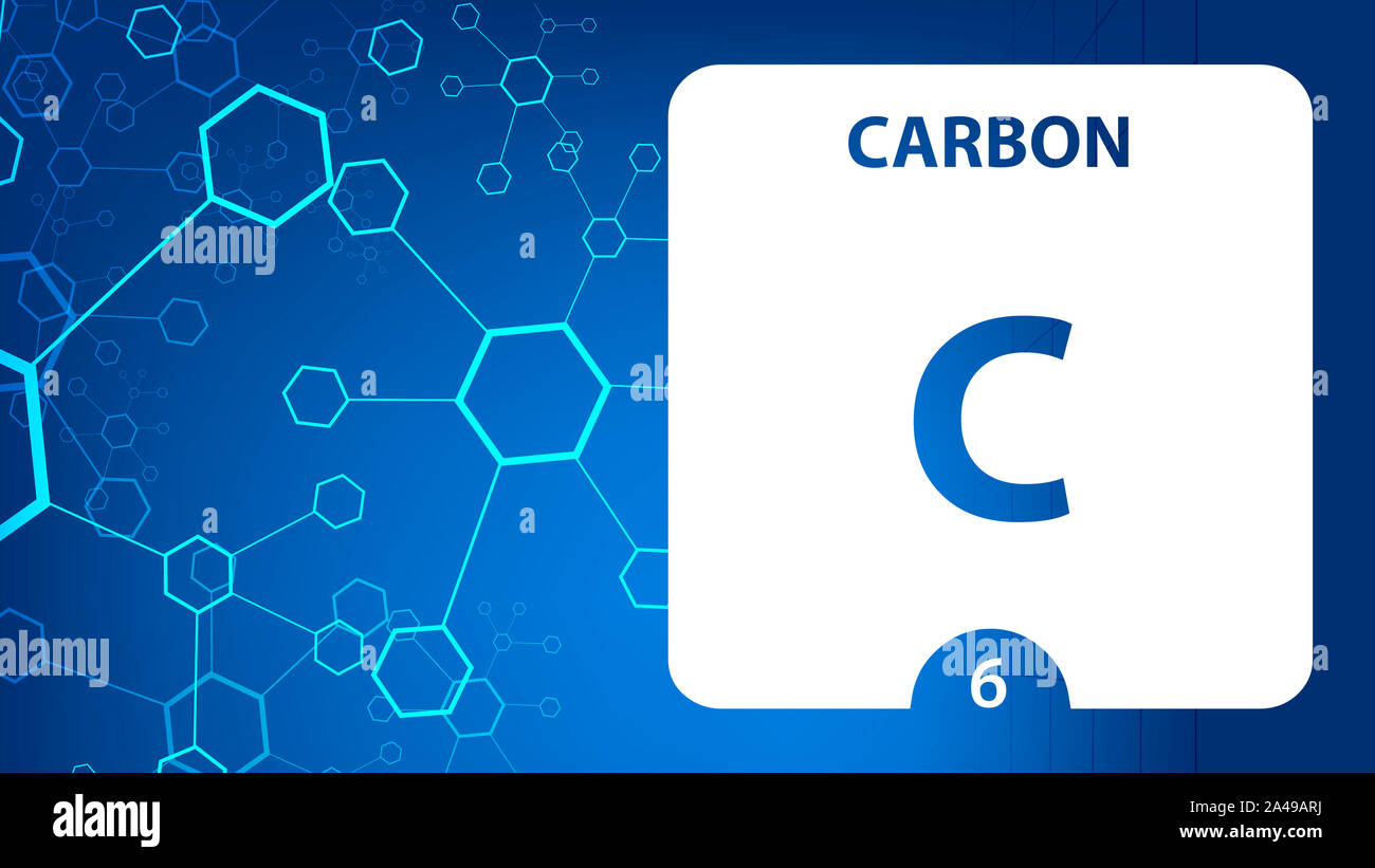 Carbon Periodic Table Square Color