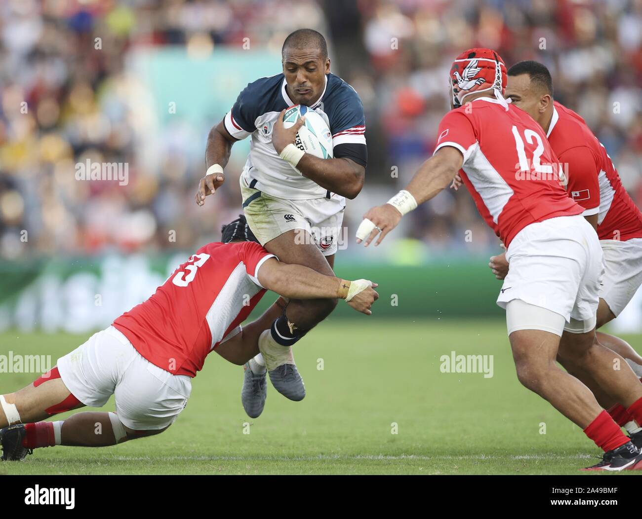 Higashiosaka, Japan. 13th Oct, 2019. Marcel Brache of the United States ...