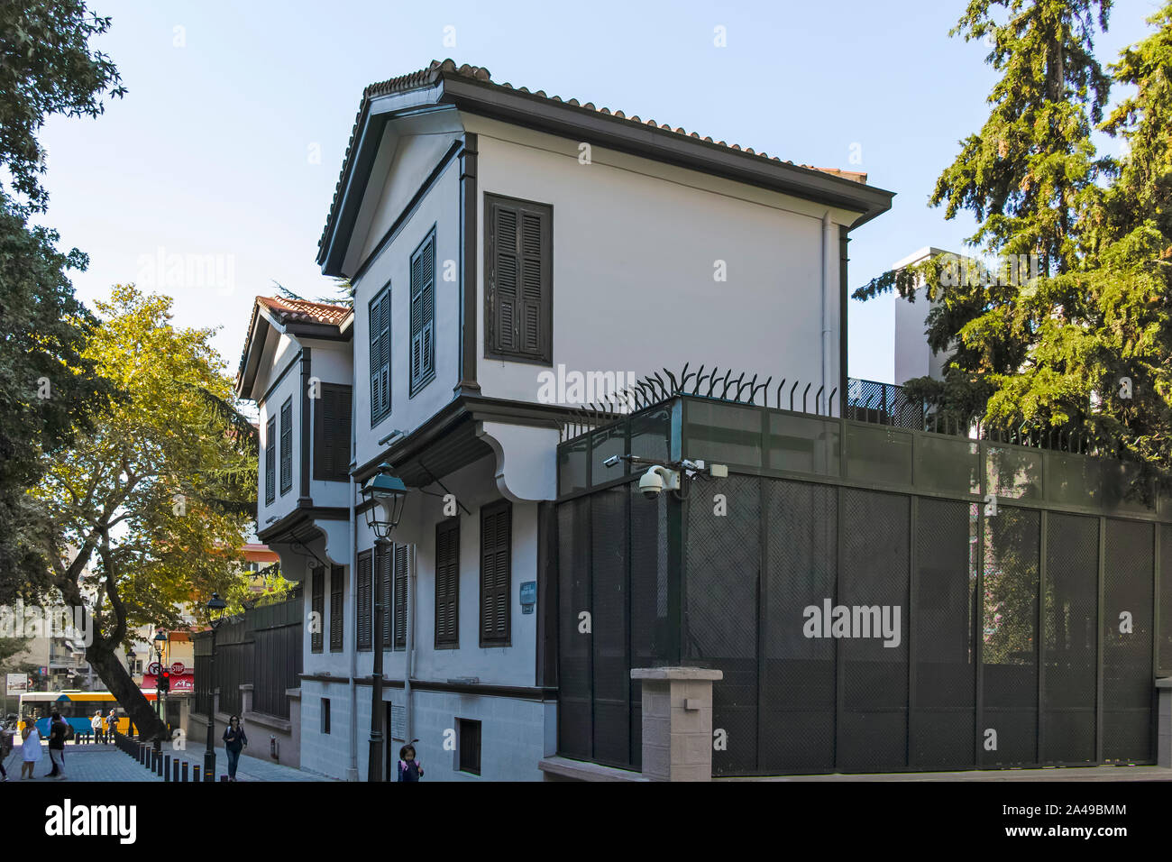 THESSALONIKI, GREECE - SEPTEMBER 22, 2019: Mustafa Kemal Ataturk Museum ...