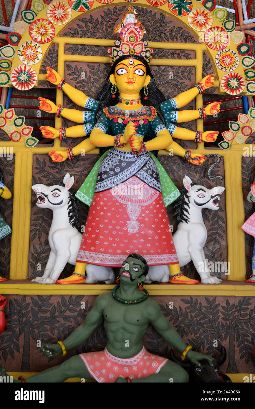 Idol Devi Durga Stock Photo - Alamy