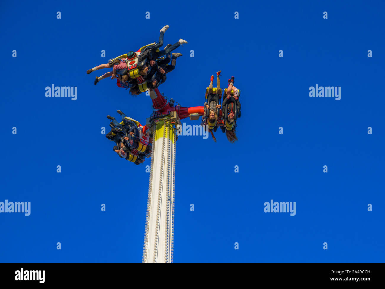Fun ride on the Oktoberfest, Munich, Upper Bavaria, Bavaria, Germany ...