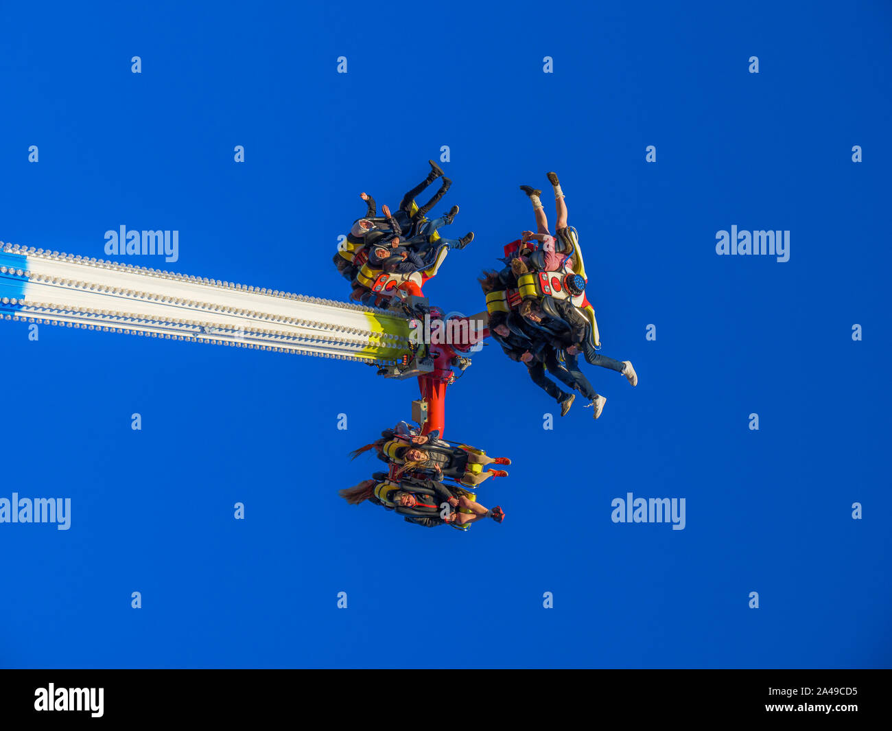 Funfair ride oktoberfest munich germany hi-res stock photography and ...