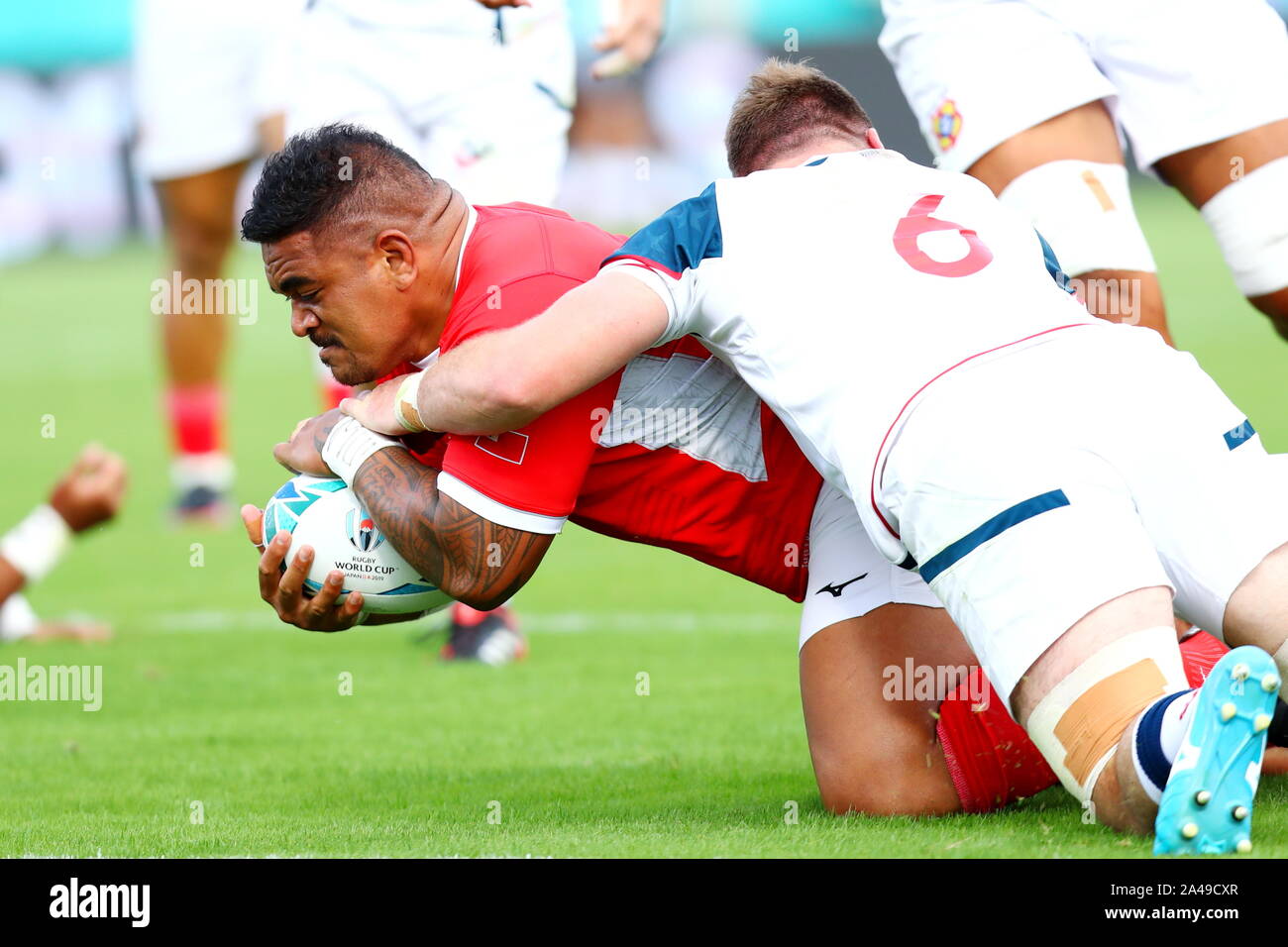 Higashiosaka, Osaka, Japan. 13th Oct, 2019. Siegfried Fisi'ihoi (TGA ...