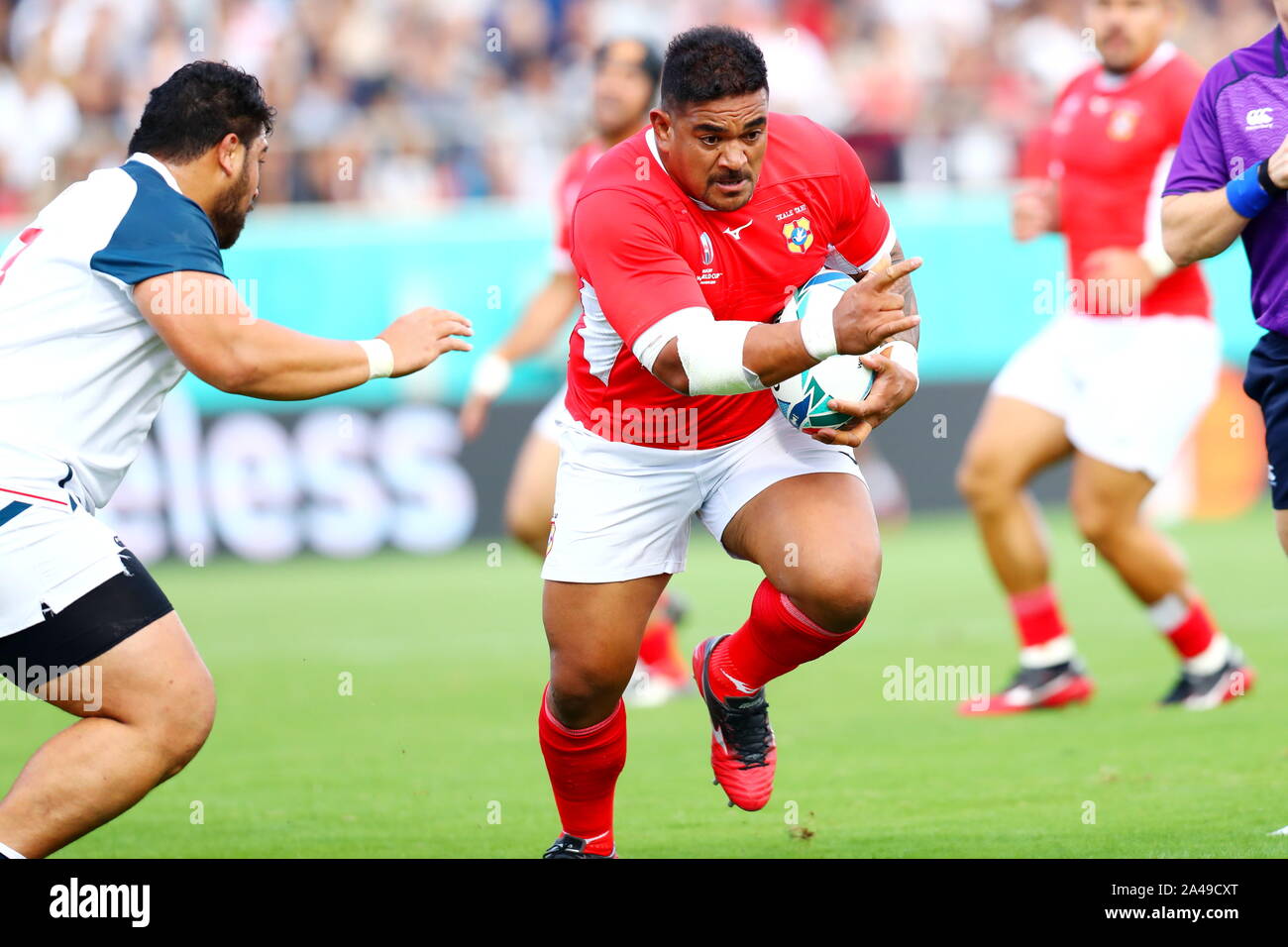 Higashiosaka, Osaka, Japan. 13th Oct, 2019. Siegfried Fisi'ihoi (TGA ...
