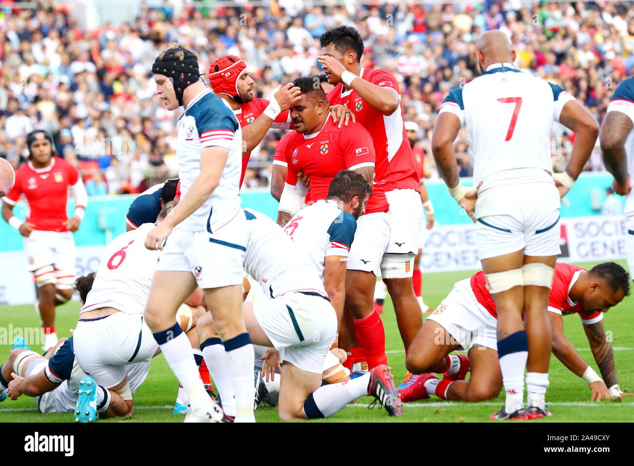 Higashiosaka, Osaka, Japan. 13th Oct, 2019. Siegfried Fisi'ihoi (TGA ...