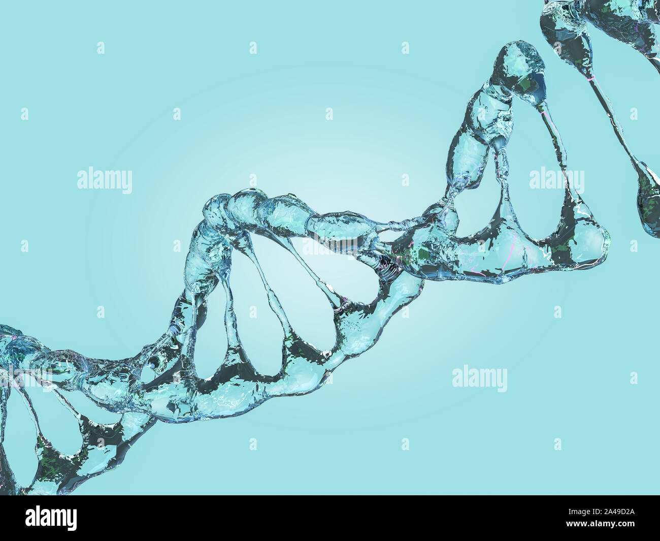DNA chain. Abstract scientific background. Beautiful illustraion ...
