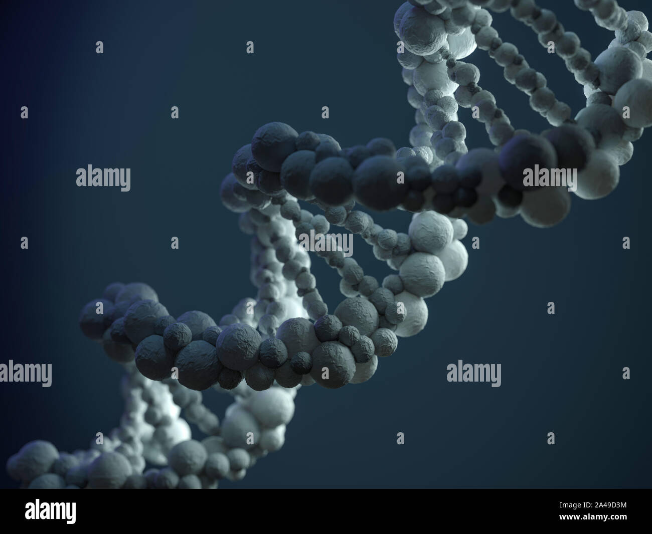 DNA chain. Abstract scientific background. Beautiful illustraion ...