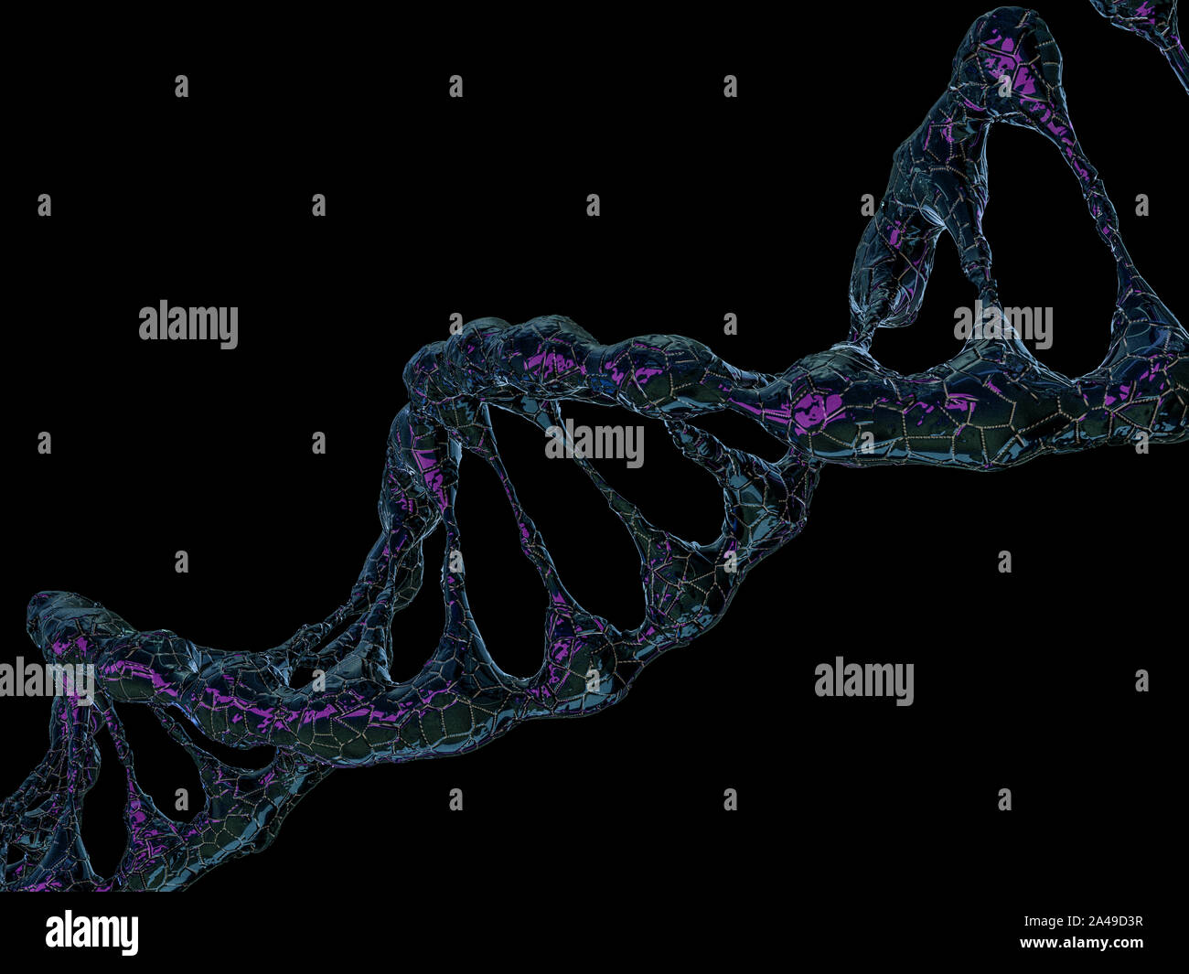 DNA chain. Abstract scientific background. Beautiful illustraion ...