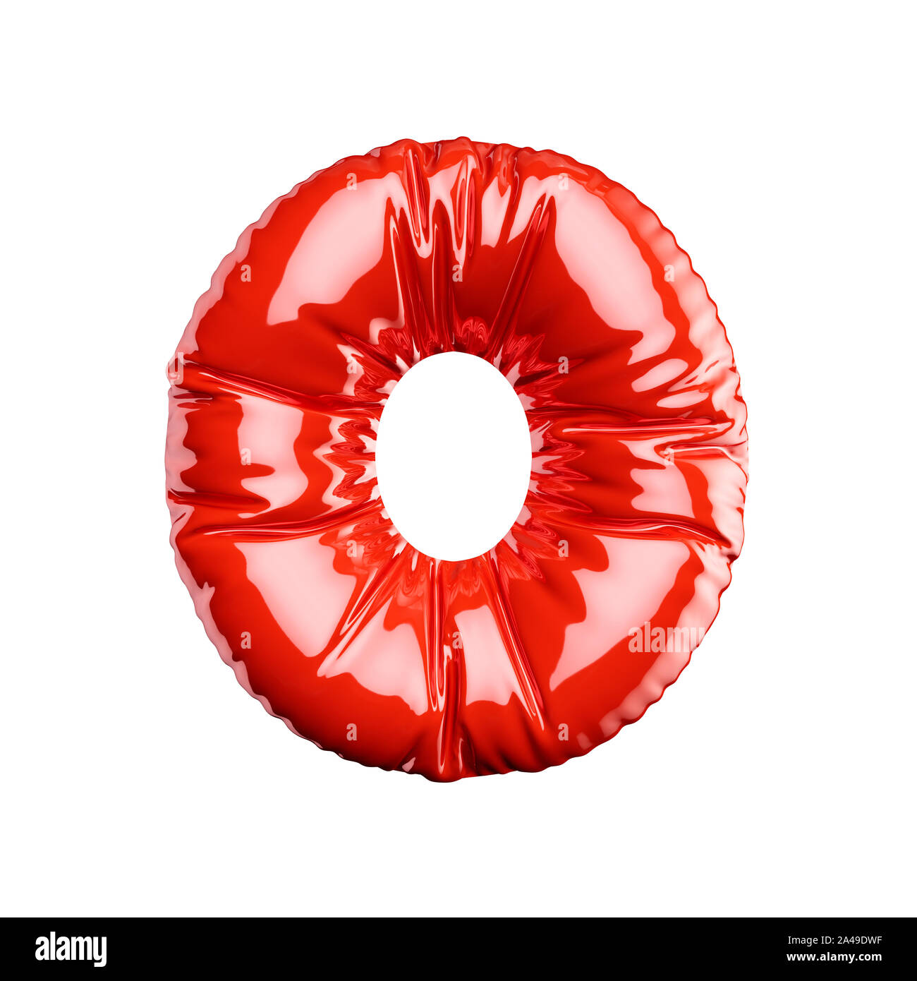 English alphabet red balloon digit font number character 0 zero null on ...