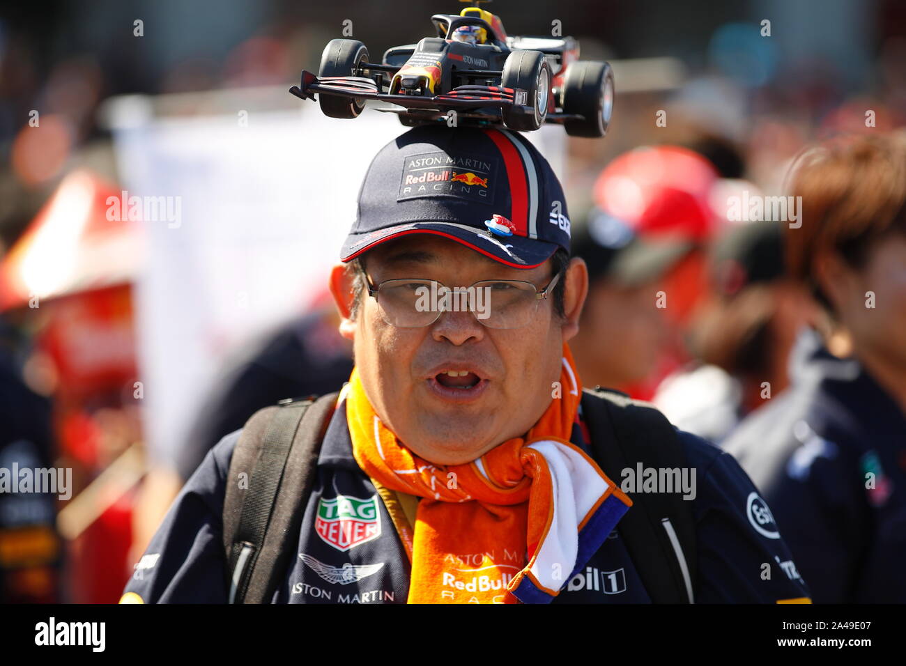 Suzuka, Japan. 13th Oct, 2019. Japanese fans F1 : Japanese Formula One ...
