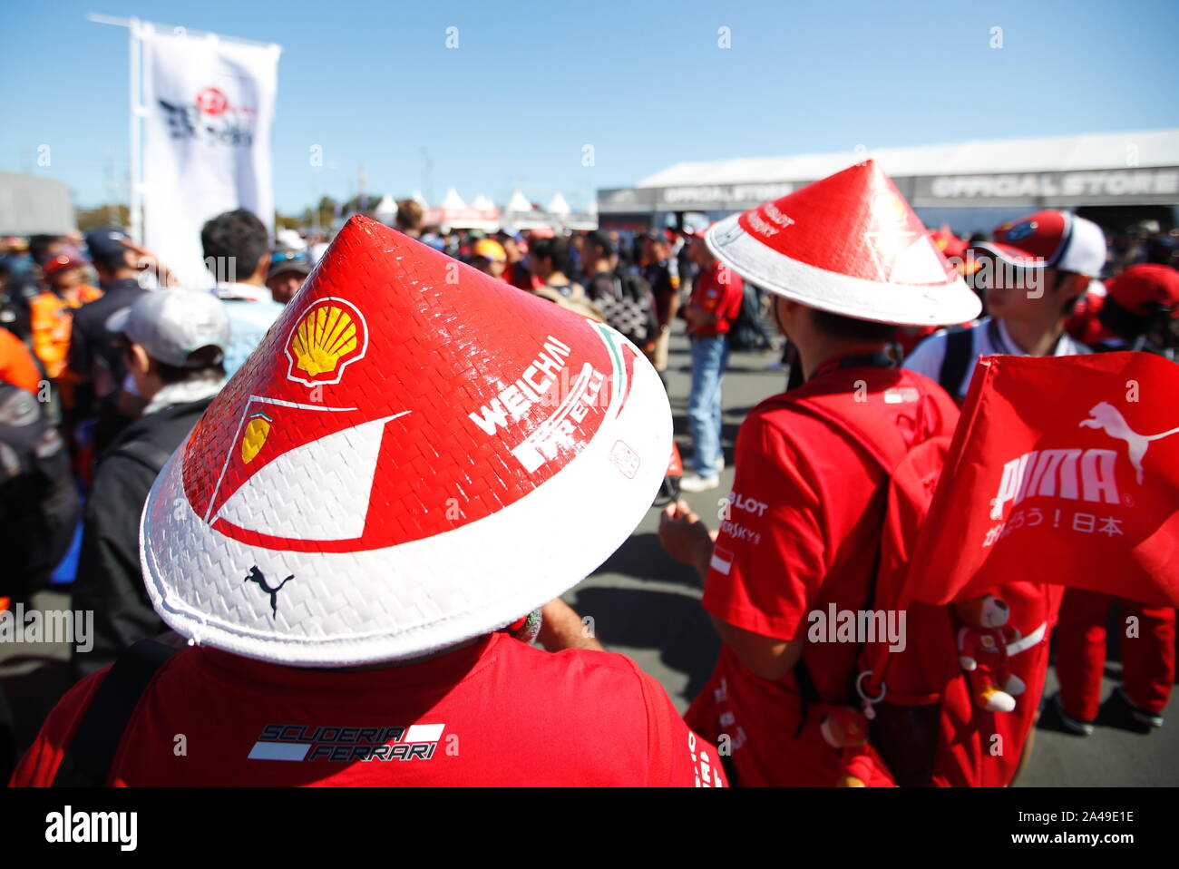 Suzuka, Japan. 13th Oct, 2019. Japanese fans F1 : Japanese Formula One ...