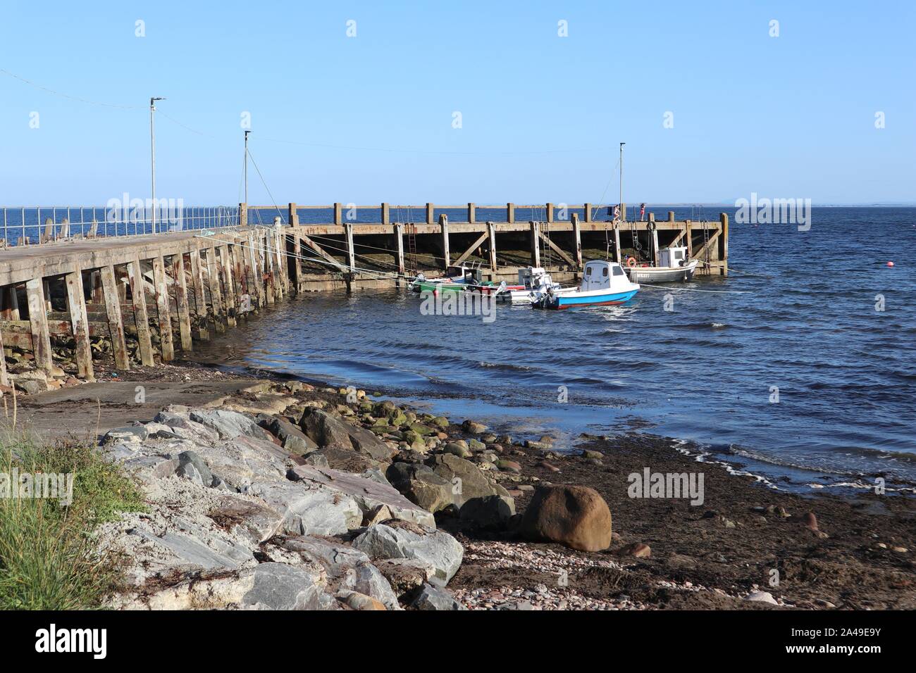 Golspie Pier Scottish Highlands Stock Photo - Alamy