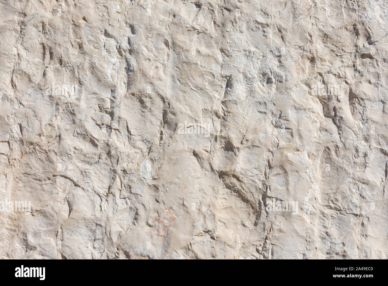 White Istrian stone ancient wall, typical building stones of Venice and ...