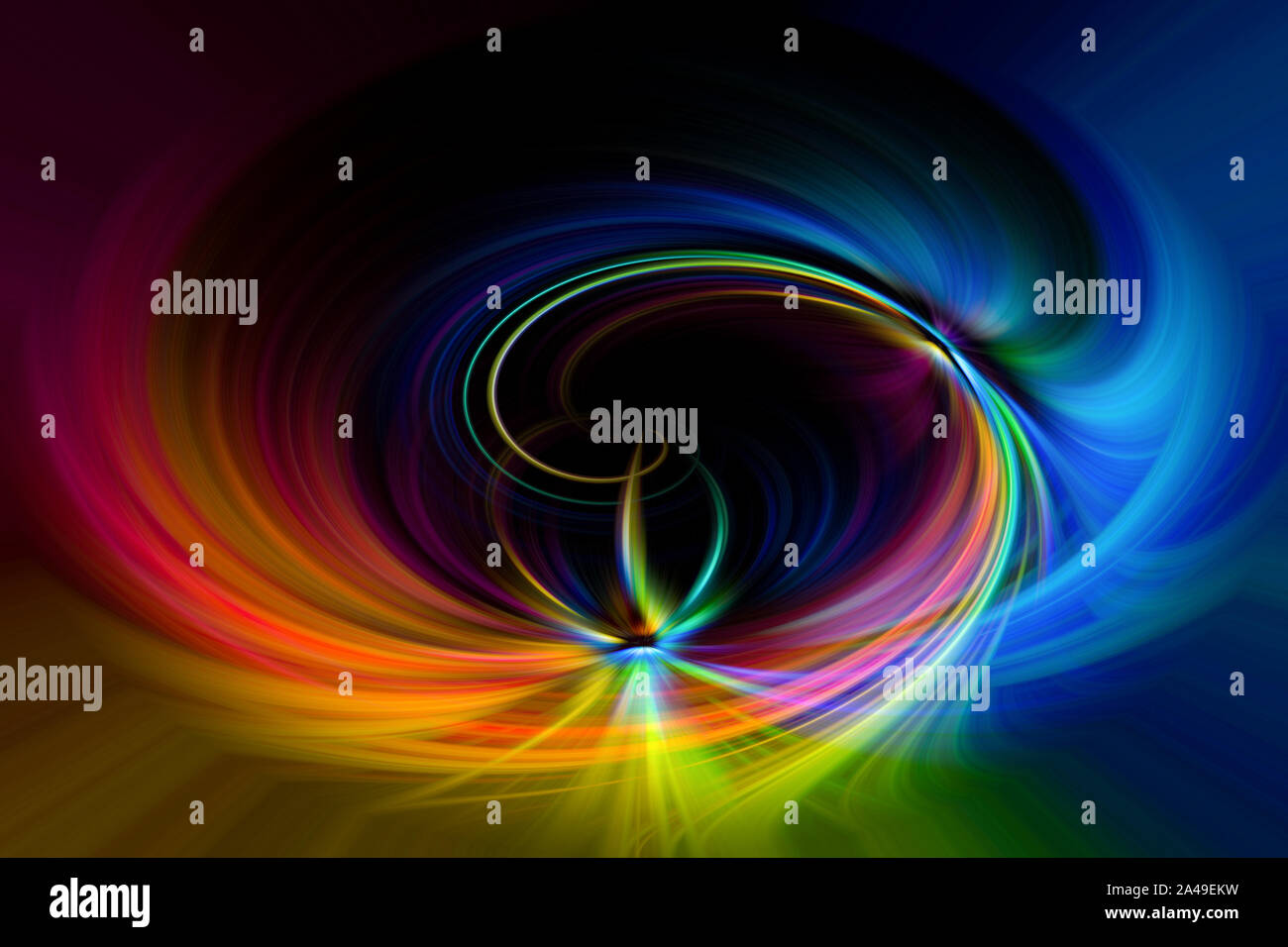Multi colored fantasy vortex swirl spin background Stock Photo - Alamy