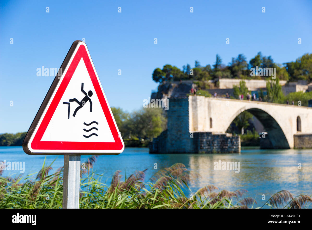 Fall hazard sign hi-res stock photography and images - Alamy