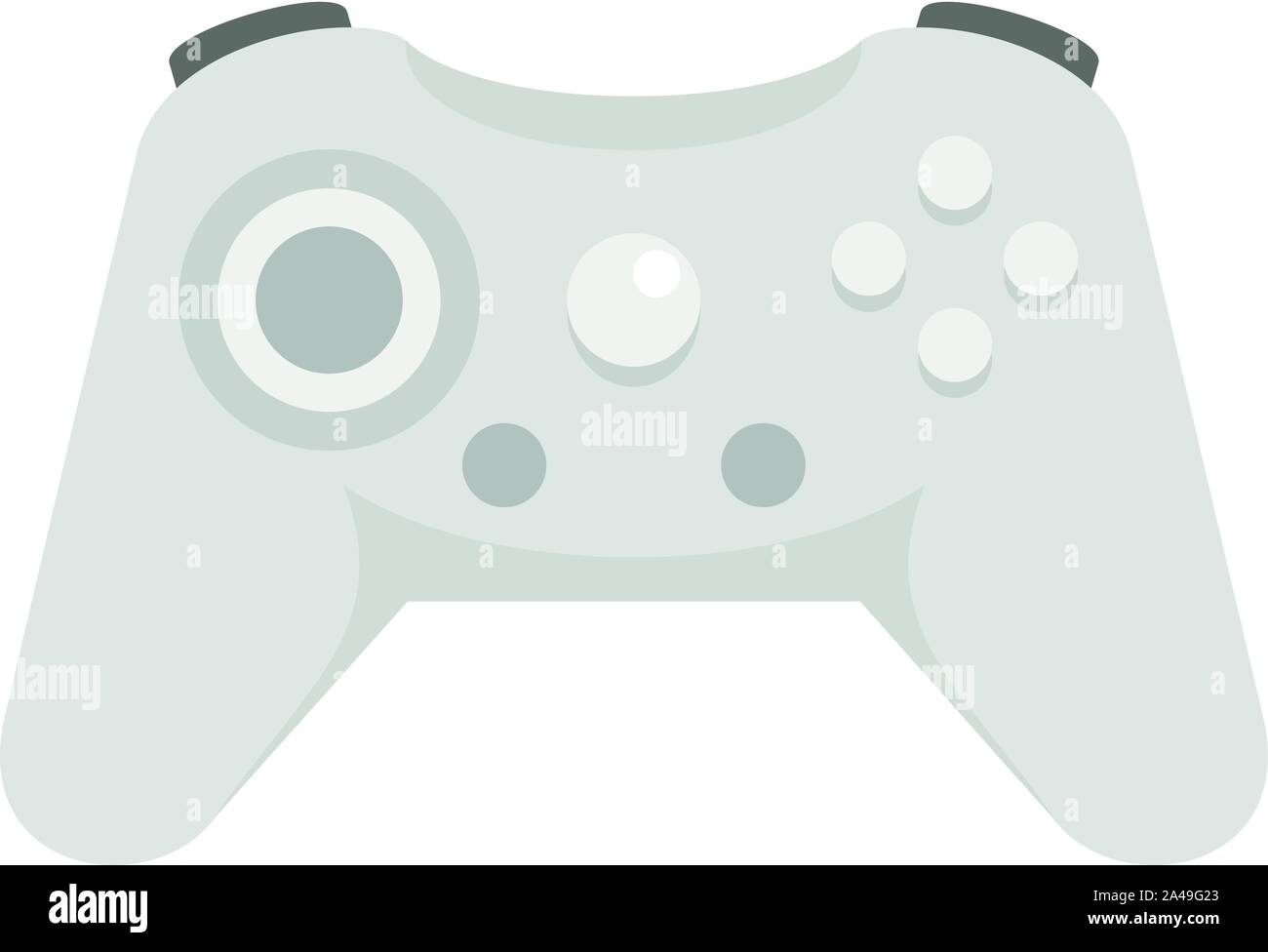 Wireless controller icon. Flat illustration of wireless controller ...