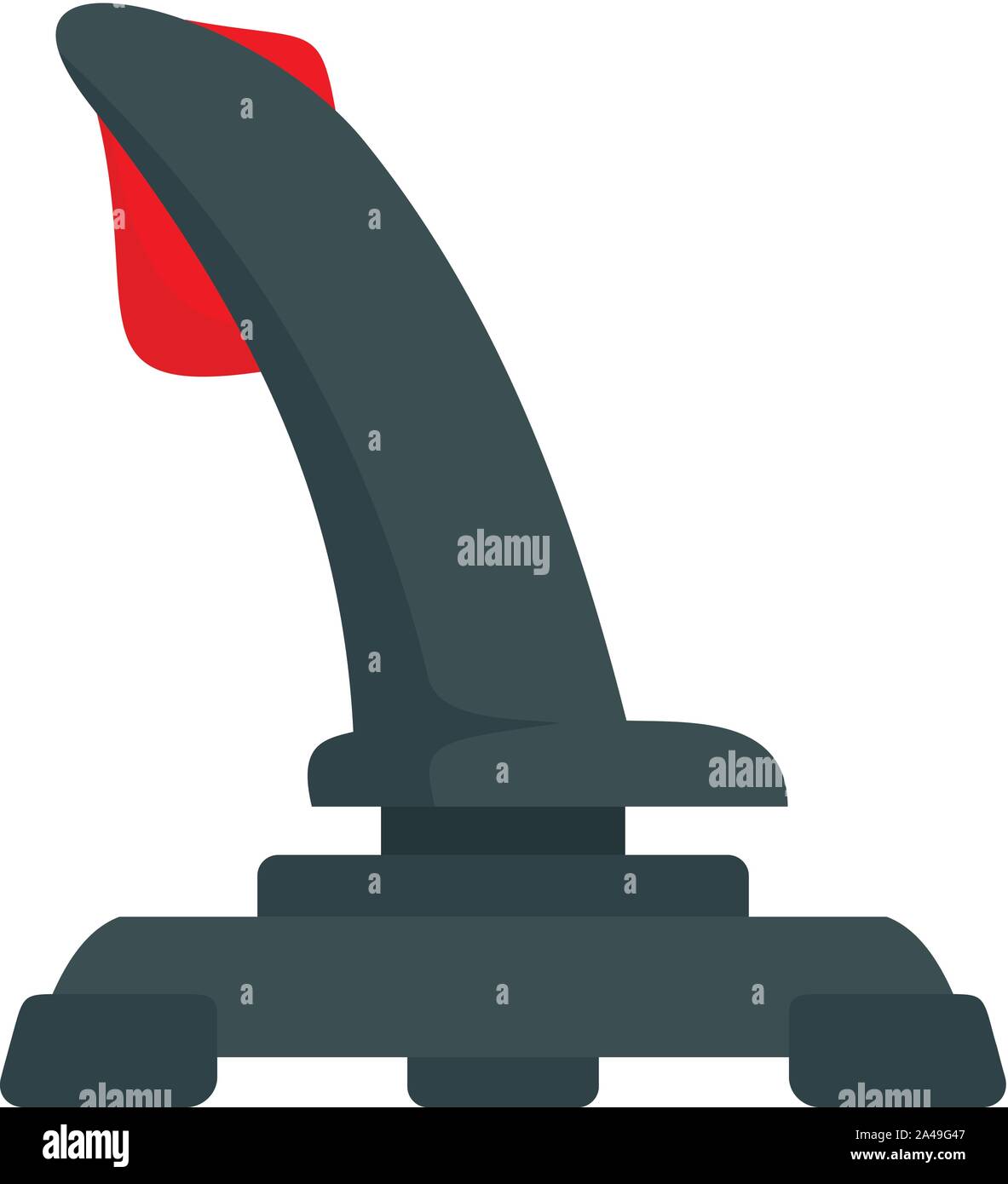 Airplane joystick icon. Flat illustration of airplane joystick vector ... Airplane joystick icon. Flat illustration of airplane joystick vector ...