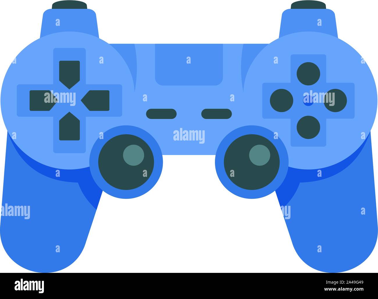 Modern gamepad icon. Flat illustration of modern gamepad vector icon ...