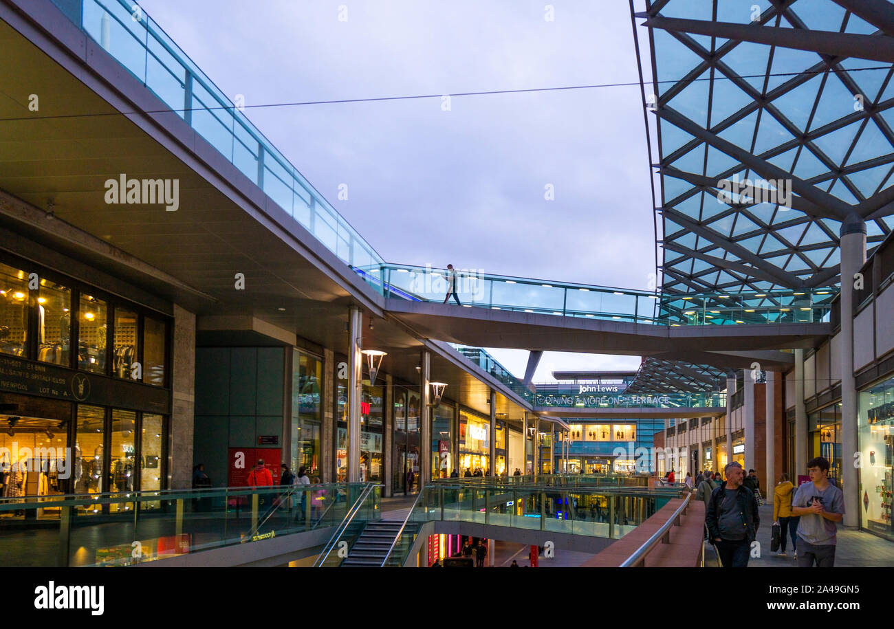 Liverpool one shopping mall hi-res stock photography and images - Alamy