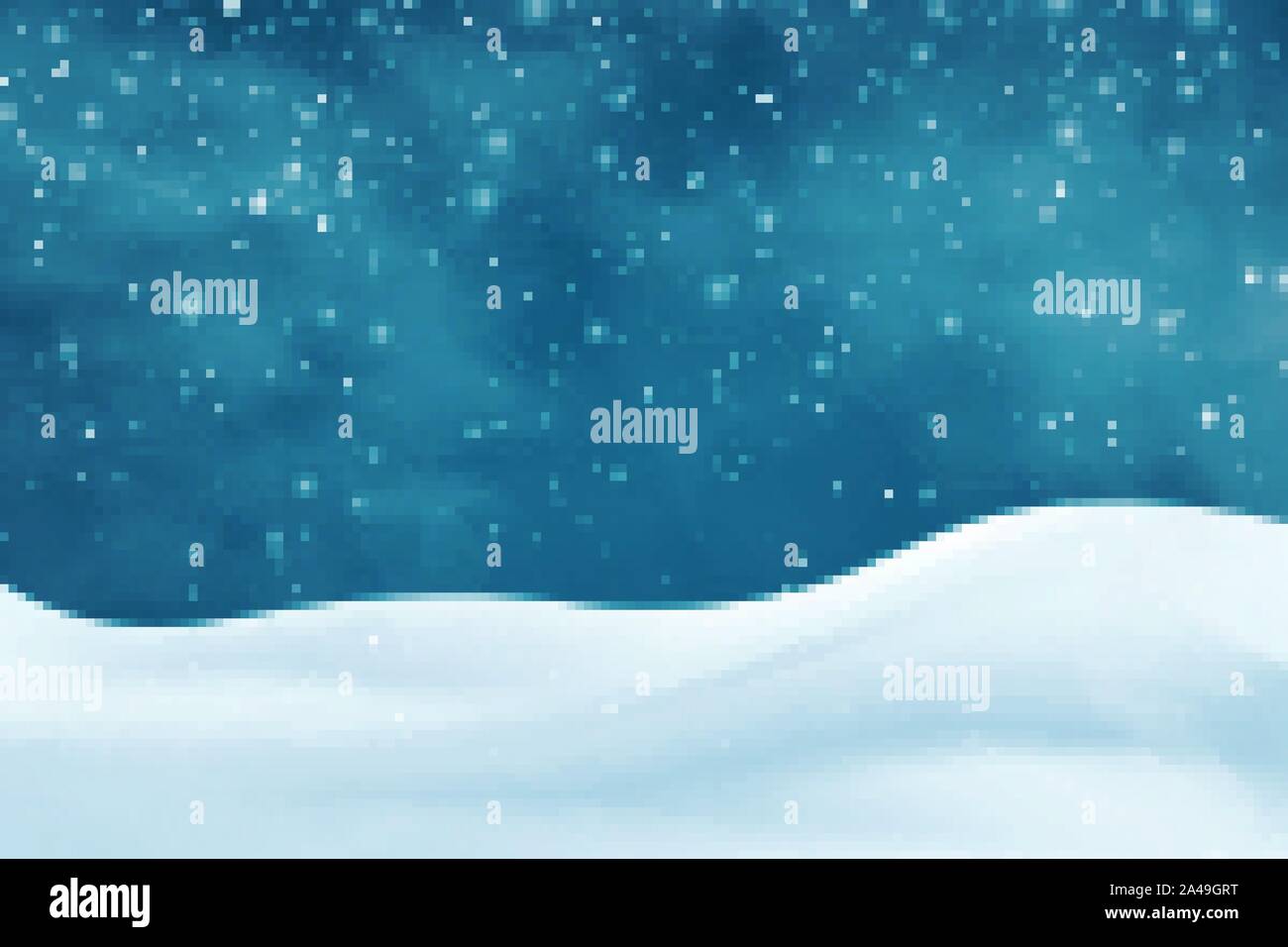 Realistic snowdrifts. Winter snowy abstract background. Frozen ...