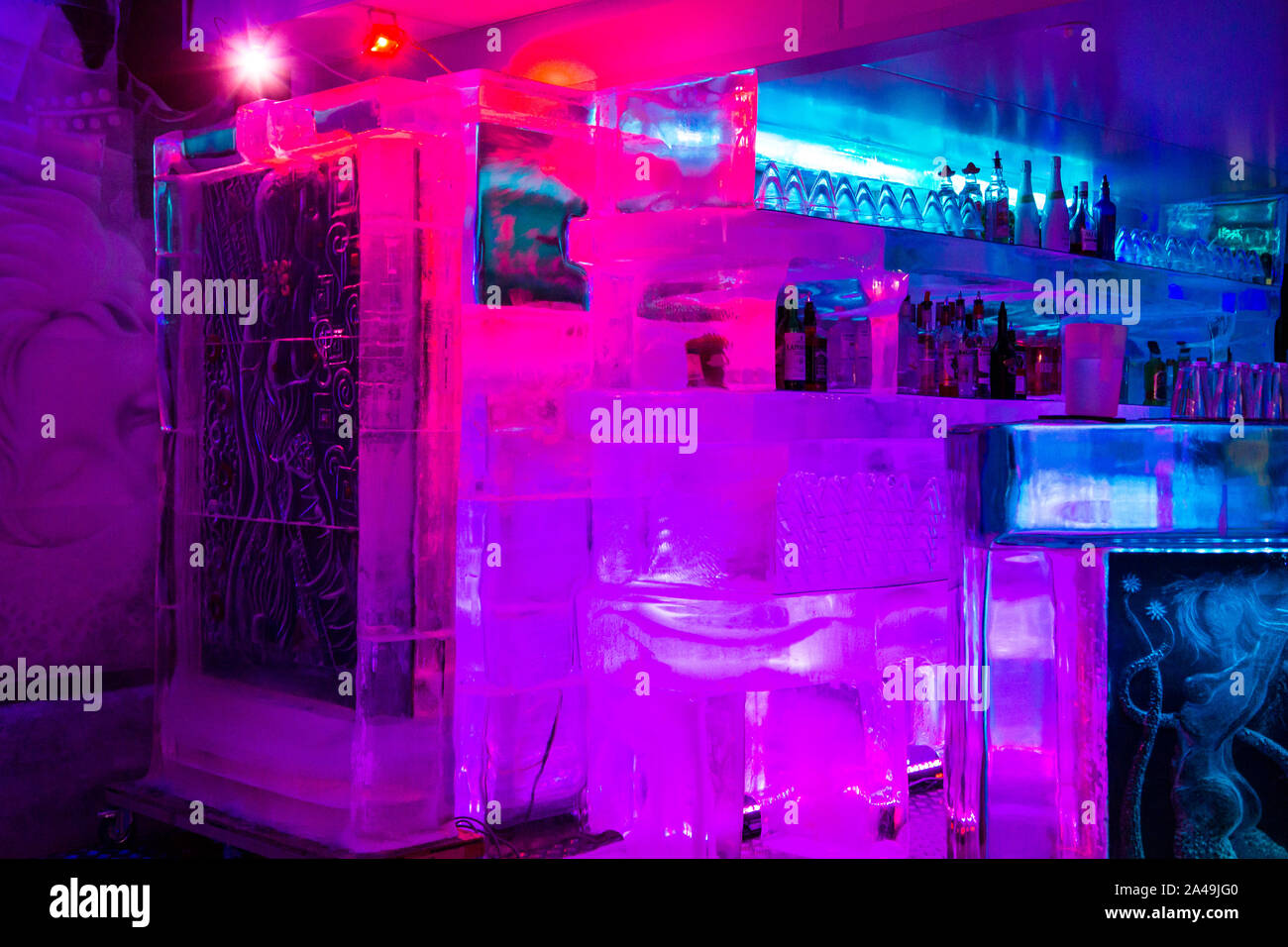 Magic ice bar hi-res stock photography and images - Alamy