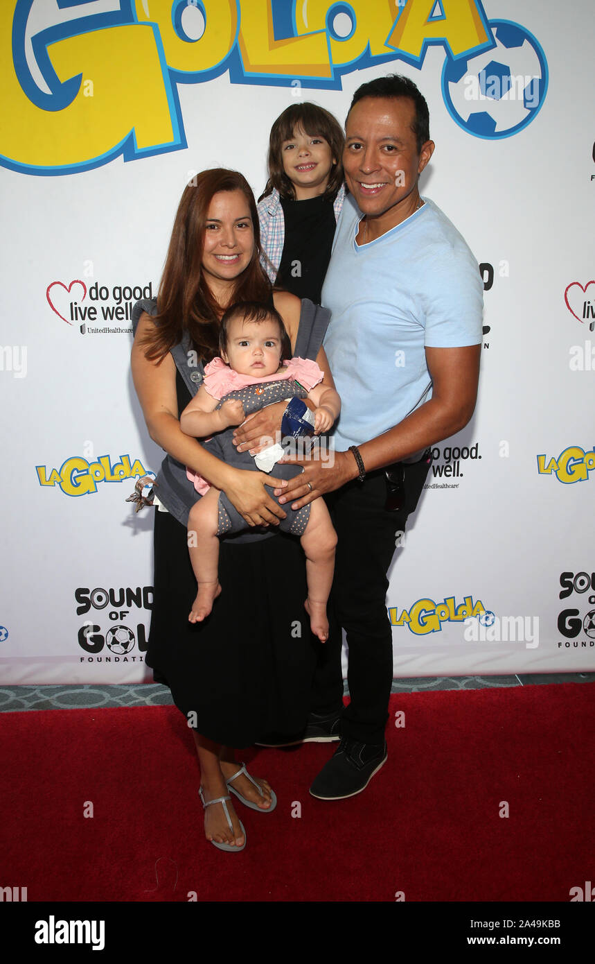 Los Angeles, USA. 12th Oct, 2019. Yancey Arias, Anna Carolina Alvim ...