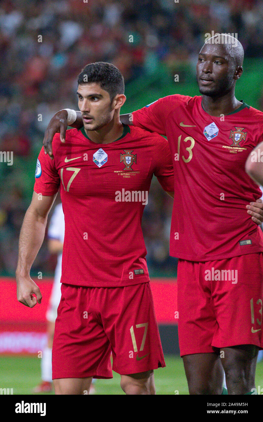 October 11, 2019. Lisbon, Portugal. Portugal's and Valencia midfielder ...