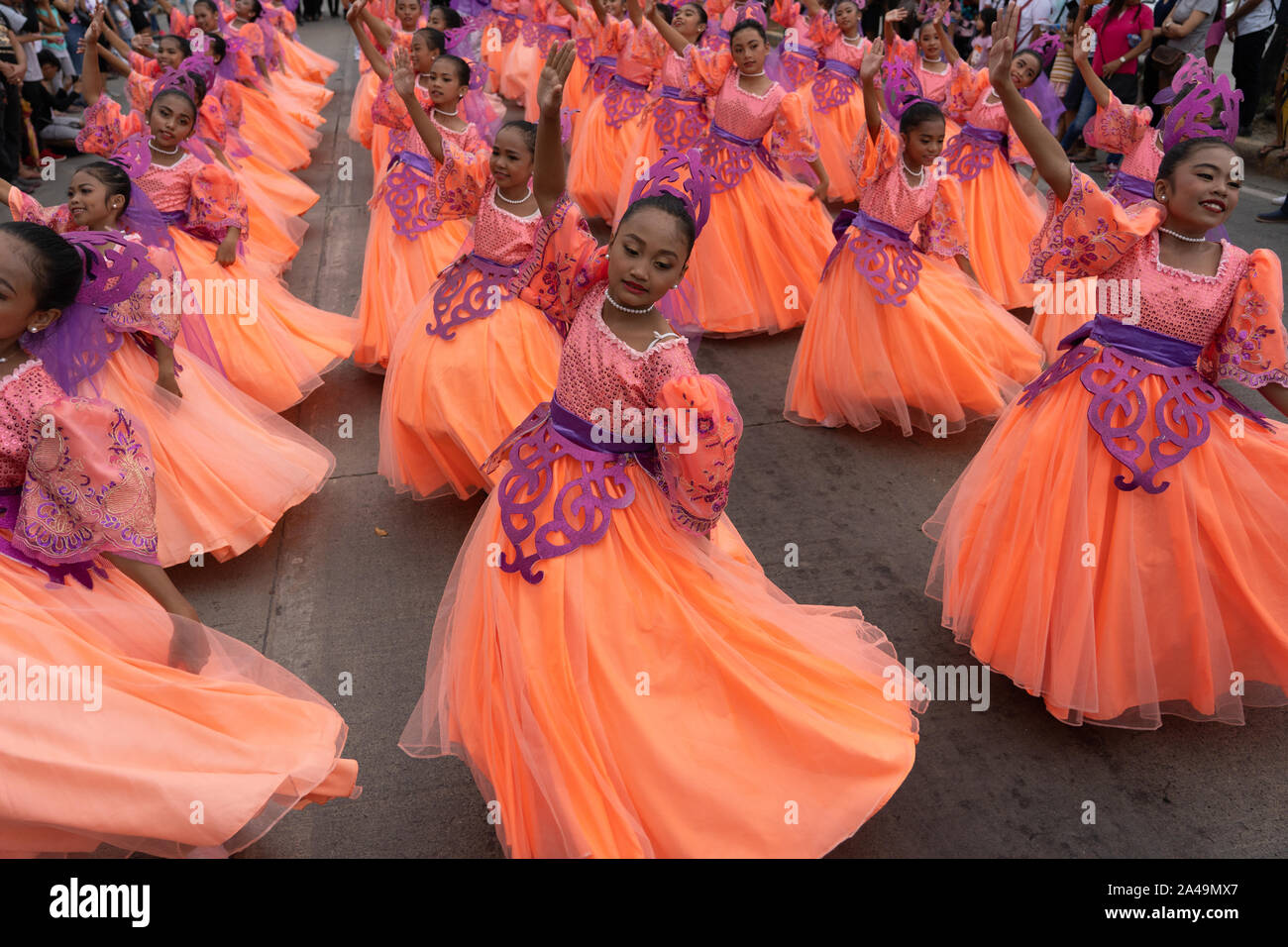 Talisay City, Cebu, Philippines 13th October 2019.Participant dance ...