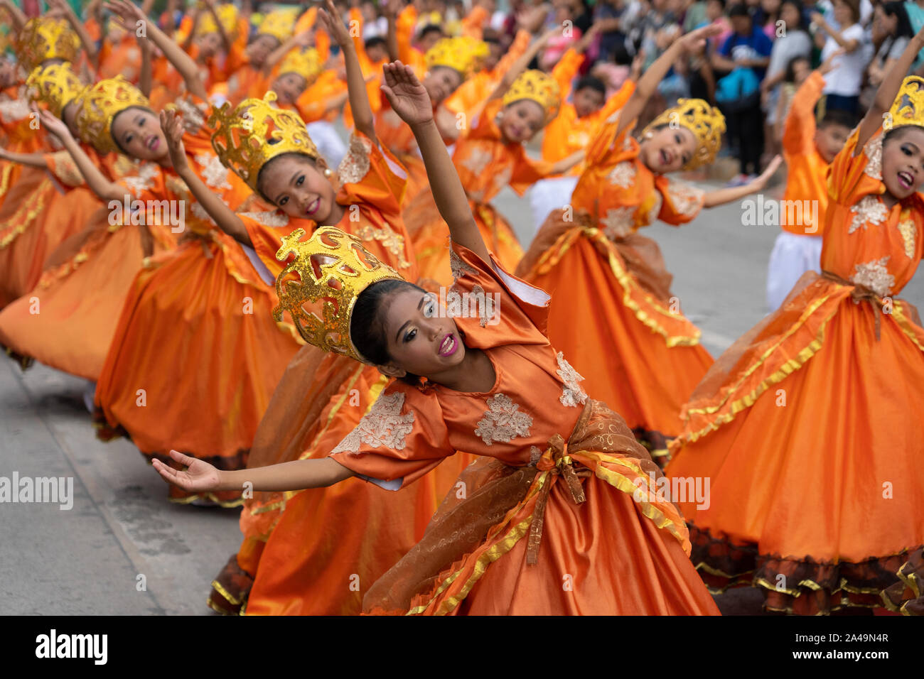 Talisay City, Cebu, Philippines 13th October 2019.Participant dance ...