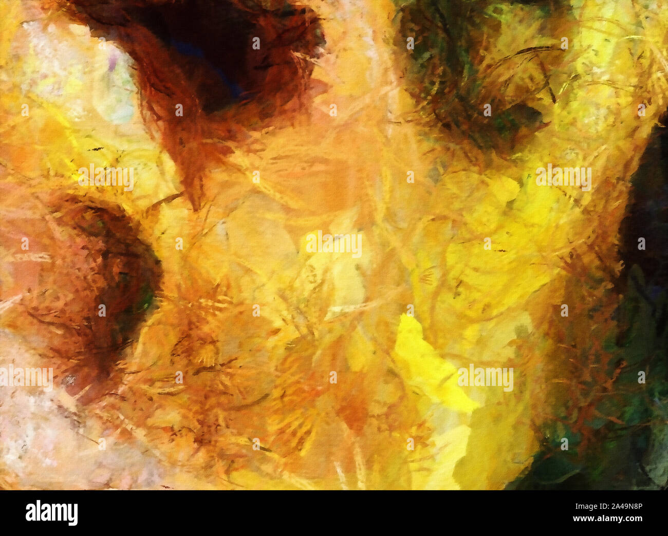 Colorful Abstract Painting. Brush strokes Stock Photo - Alamy