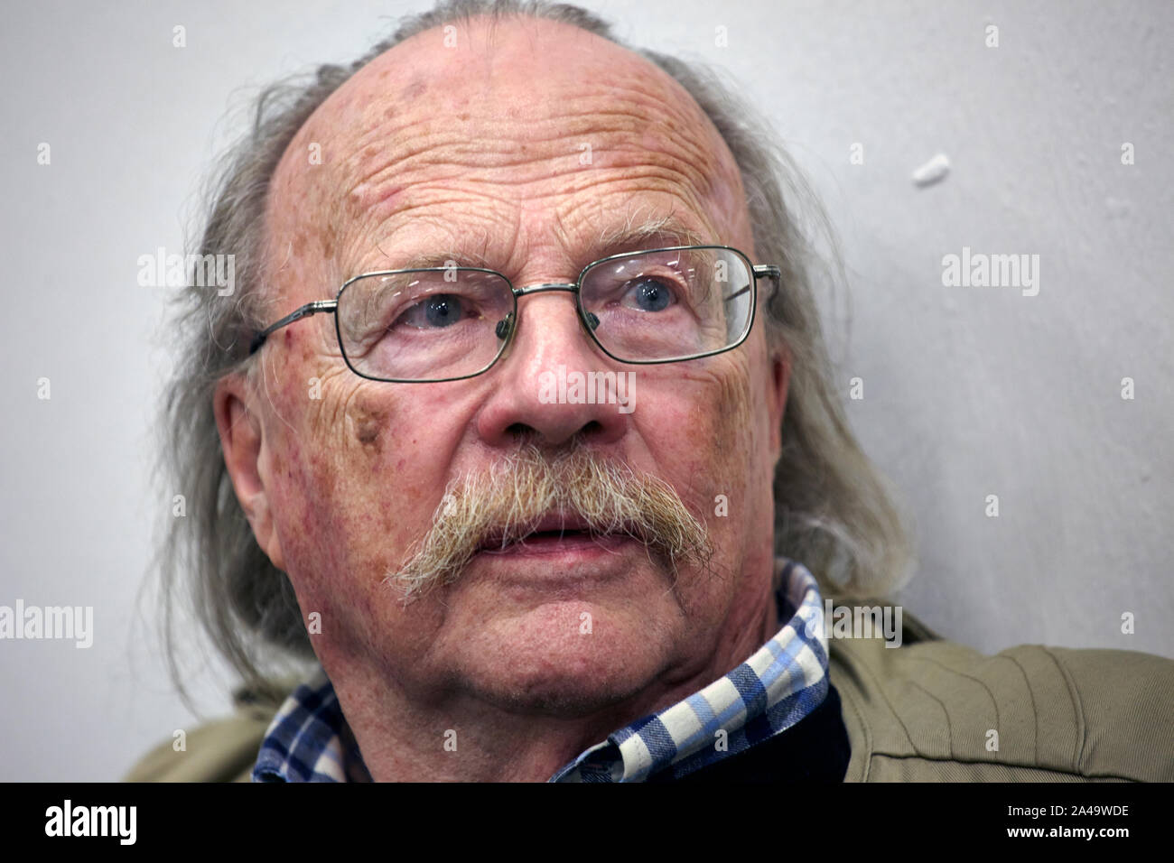 Author Jan Myrdal. photo Bo Arrhed Stock Photo - Alamy