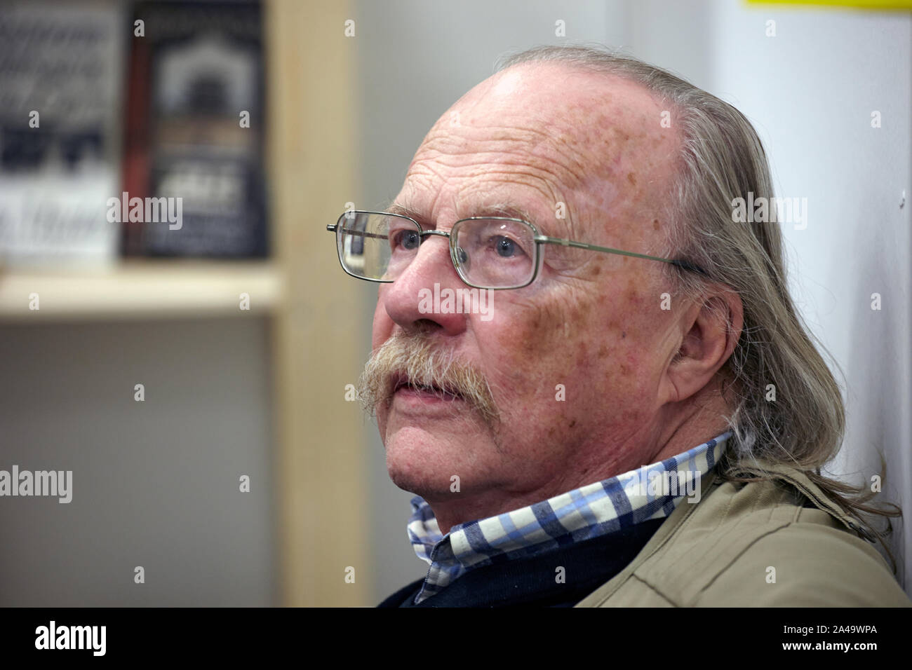 Author Jan Myrdal. photo Bo Arrhed Stock Photo - Alamy