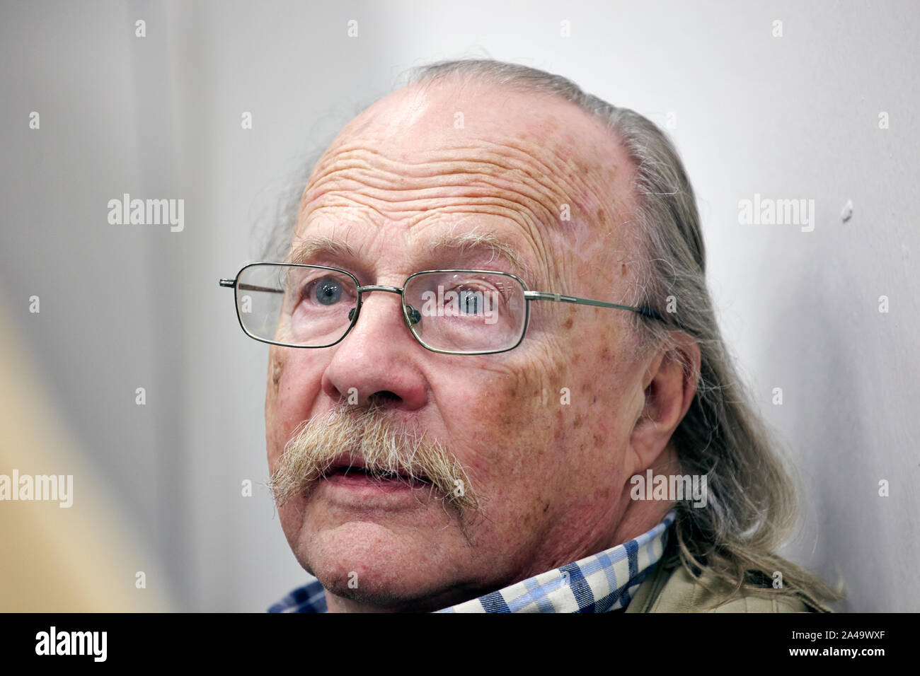 Author Jan Myrdal. photo Bo Arrhed Stock Photo - Alamy