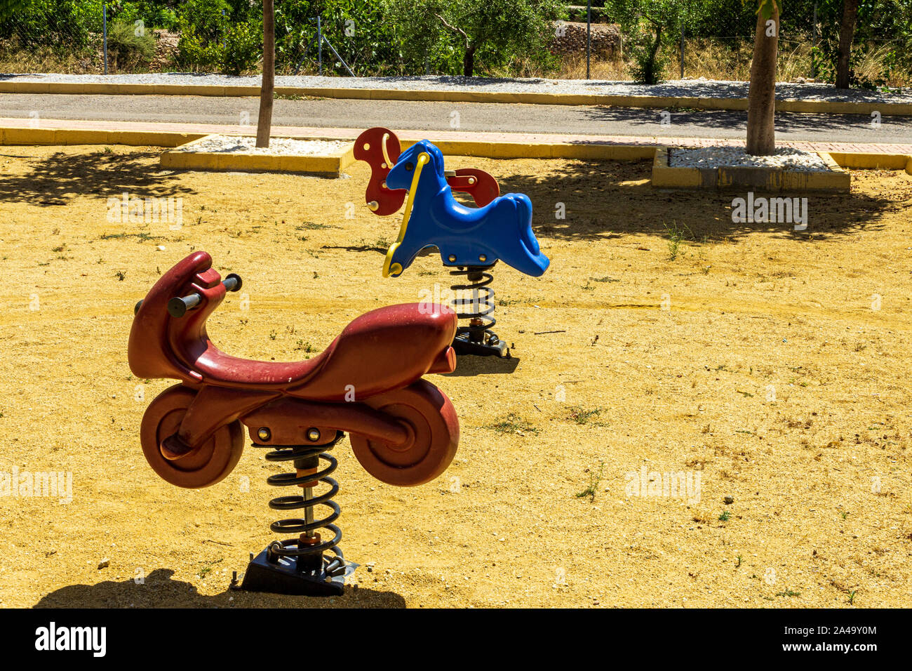 Spring Ride Playground High Resolution Stock Photography and Images - Alamy