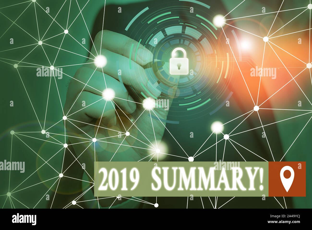 Conceptual hand writing showing 2019 Summary. Concept meaning ...