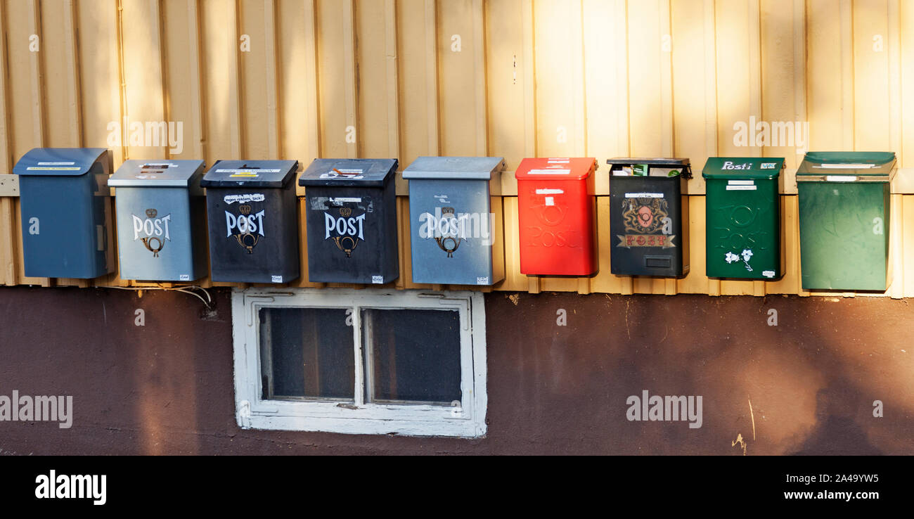 Open steel mailboxes hi-res stock photography and images - Alamy