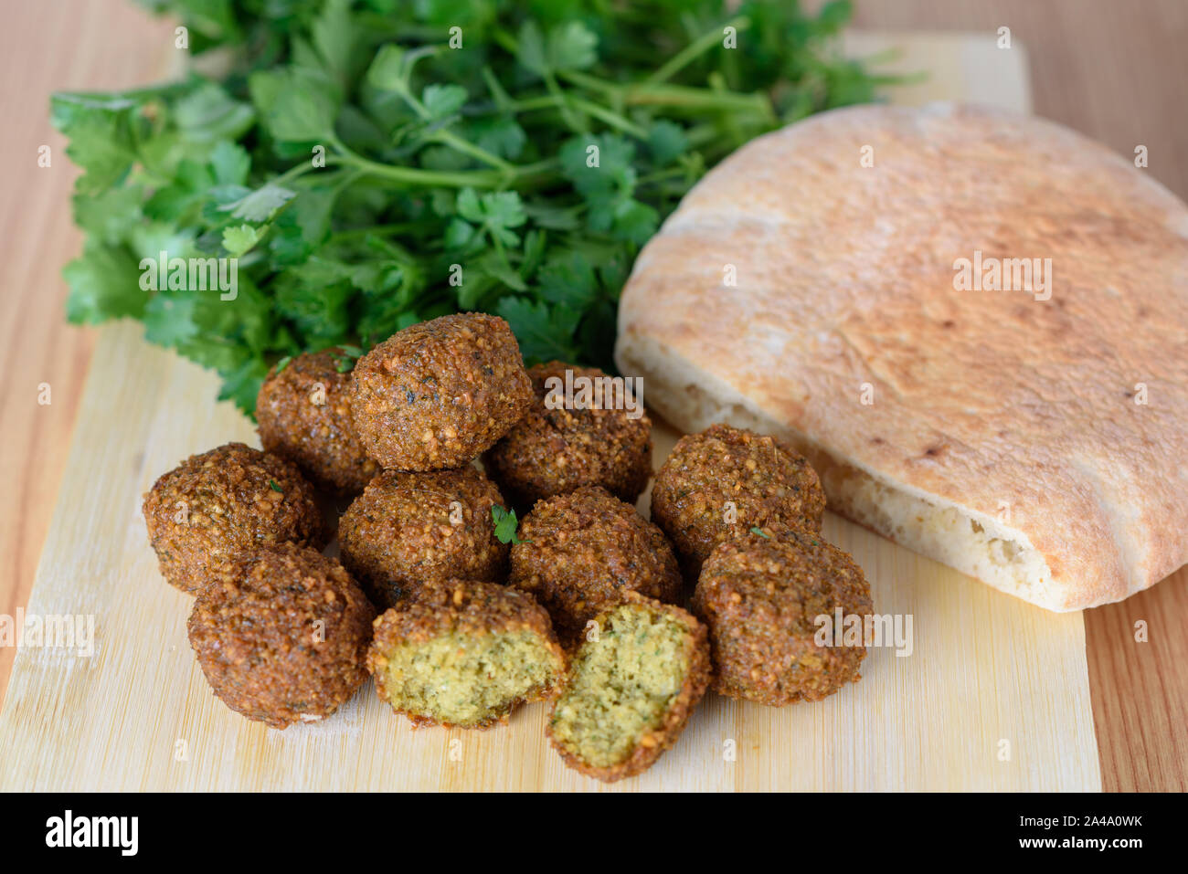 A Falafel is a traditional Middle Eastern food, commonly served in a ...