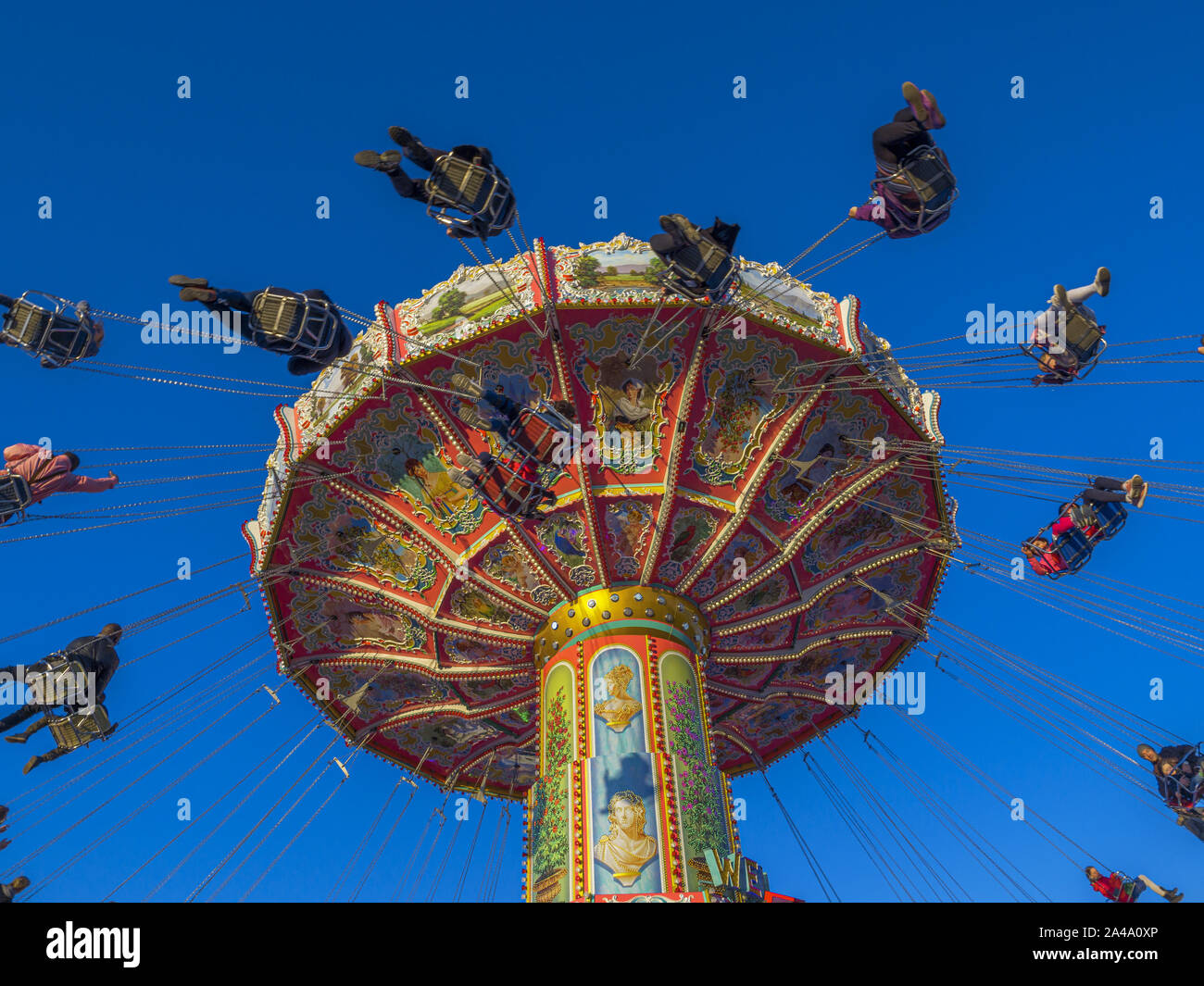 Swing Carousel At The Oktoberfest High Resolution Stock Photography and ...